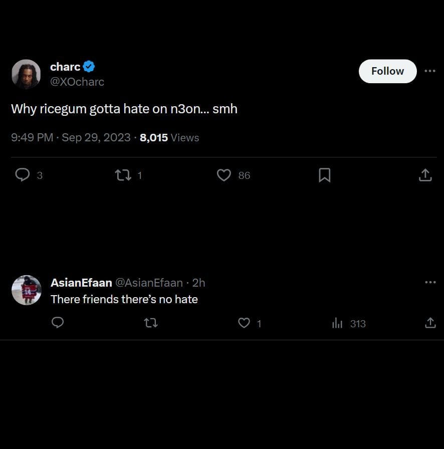 "Hackers be swatting": RiceGum questioned N3on's viewer count, accusing ...