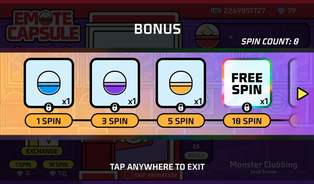 Free Fire Emote Capsule event guide: Get Monster Clubbing emote and more