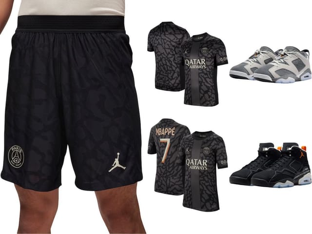 Paris Saint-Germain x Jordan brand third kit 23-24: Where to get, price ...