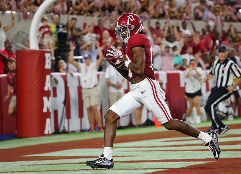 How fast is Alabama Wide Receiver Isaiah Bond?
