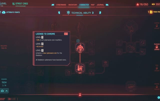 Cyberpunk 2077 Phantom Liberty: All Technical Ability perks and ...