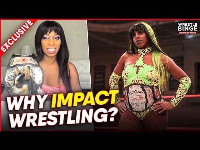 Former WWE star Trinity (fka Naomi) reacts to being featured in new TKO ...