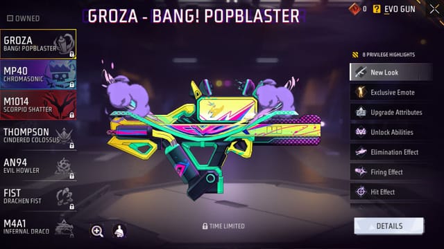 Free Fire Evo Vault guide: Steps to get Bang Popblaster Groza and other ...