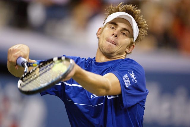 Us Open Americans Andy Roddick Proudly Showcases His American Pride As