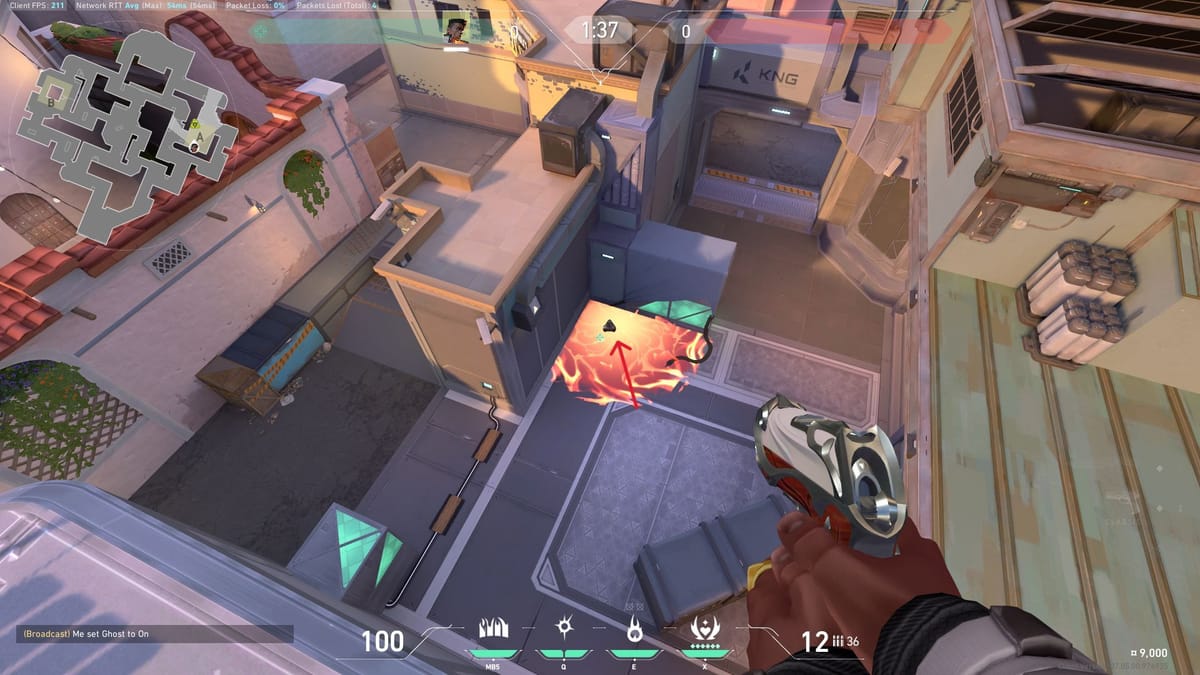 5 best Phoenix Molly lineups on Sunset in Valorant