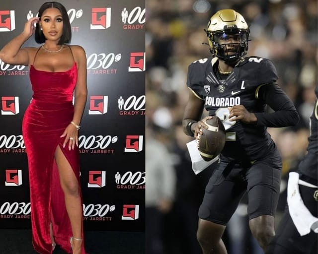Deion Sanders' daughter, Deiondra Sanders, reacts to Shedeur Sanders' viral watch celebration ...