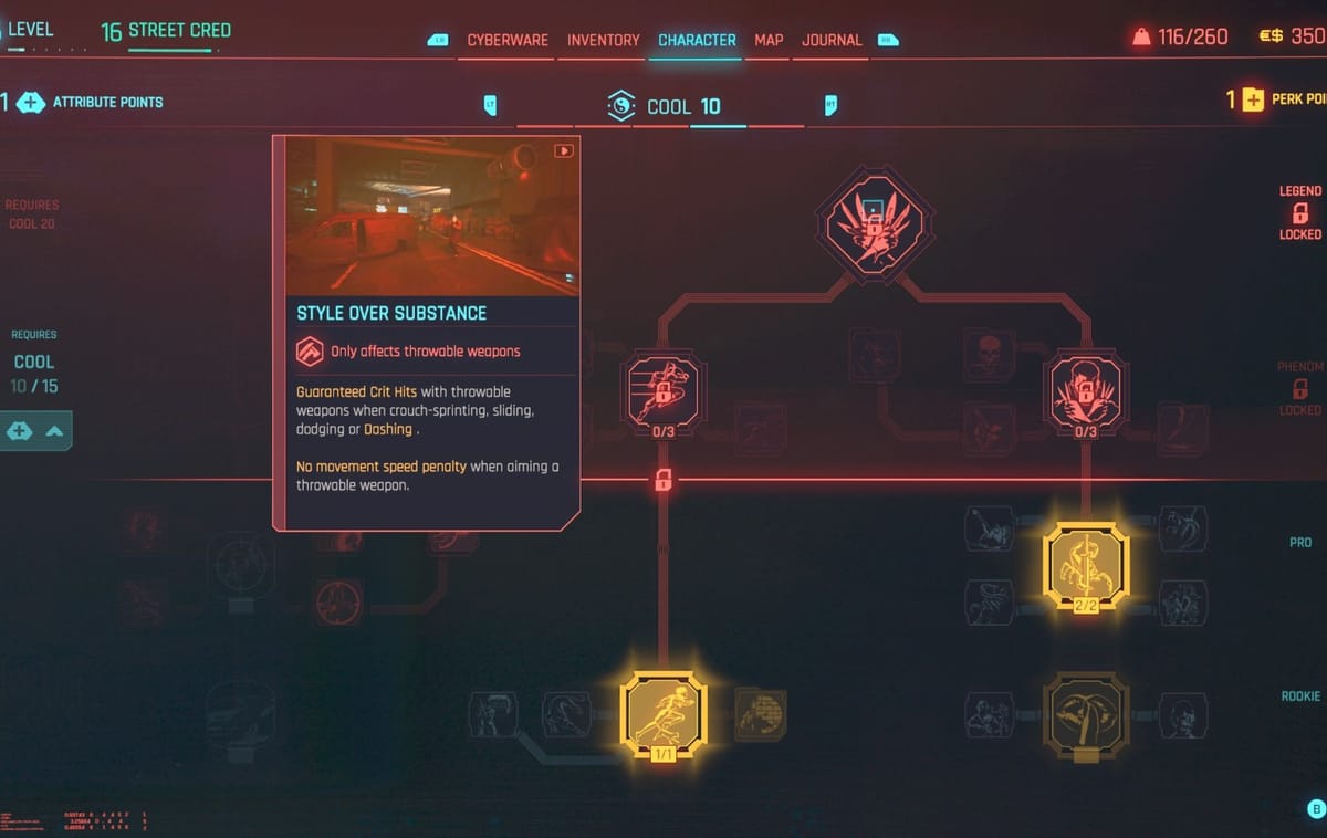 Cyberpunk 2077 Phantom Liberty: All Cool Perks and Attribute ...