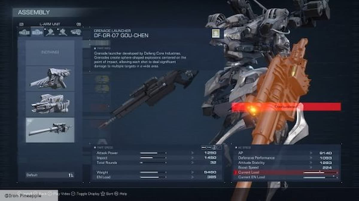 5 best grenade launchers in Armored Core 6
