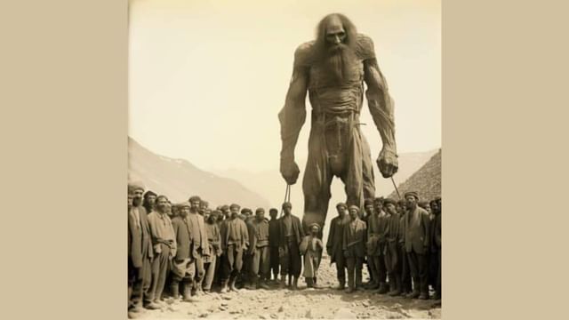 Fact Check: Is the Giant of Kandahar of 1923 real or fake? Viral picture debunked