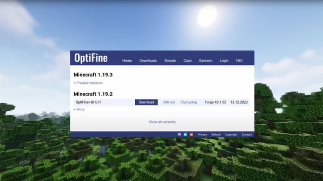 Best Optifine shader settings for Minecraft