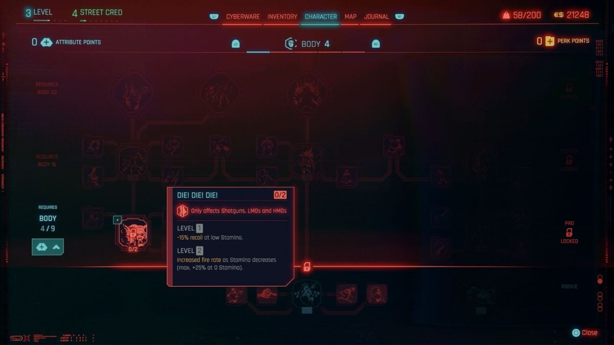 10 best Body perks to get first in Cyberpunk 2077 Phantom Liberty (2.0)