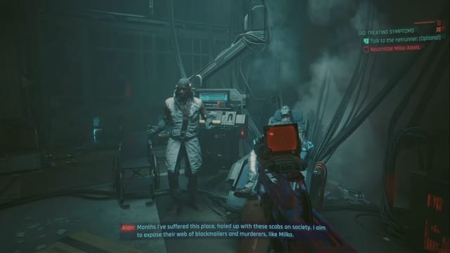 Treating Symptoms: Cyberpunk 2077 Treating Symptoms Side Gig walkthrough