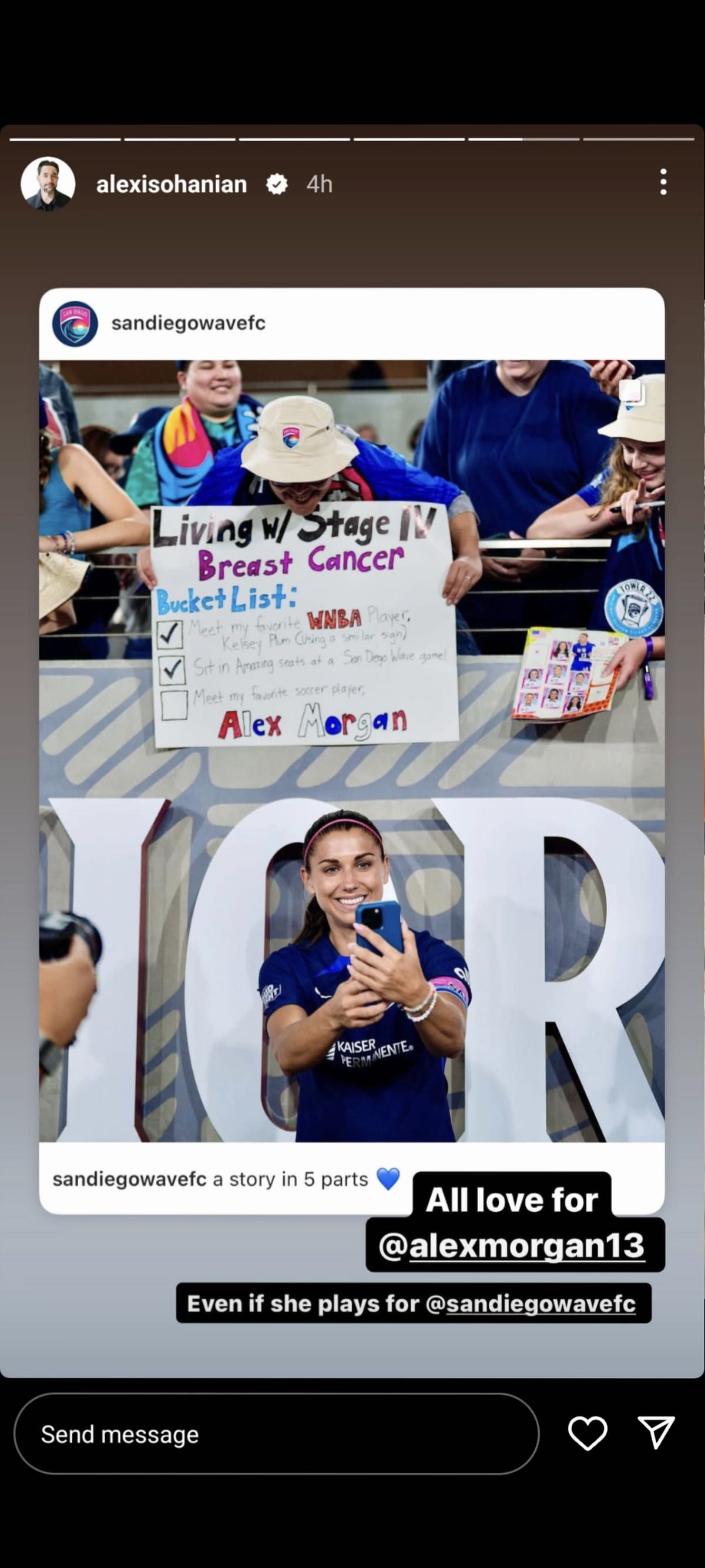 "All love for Alex Morgan" - Serena Williams' husband Alexis Ohanian ...