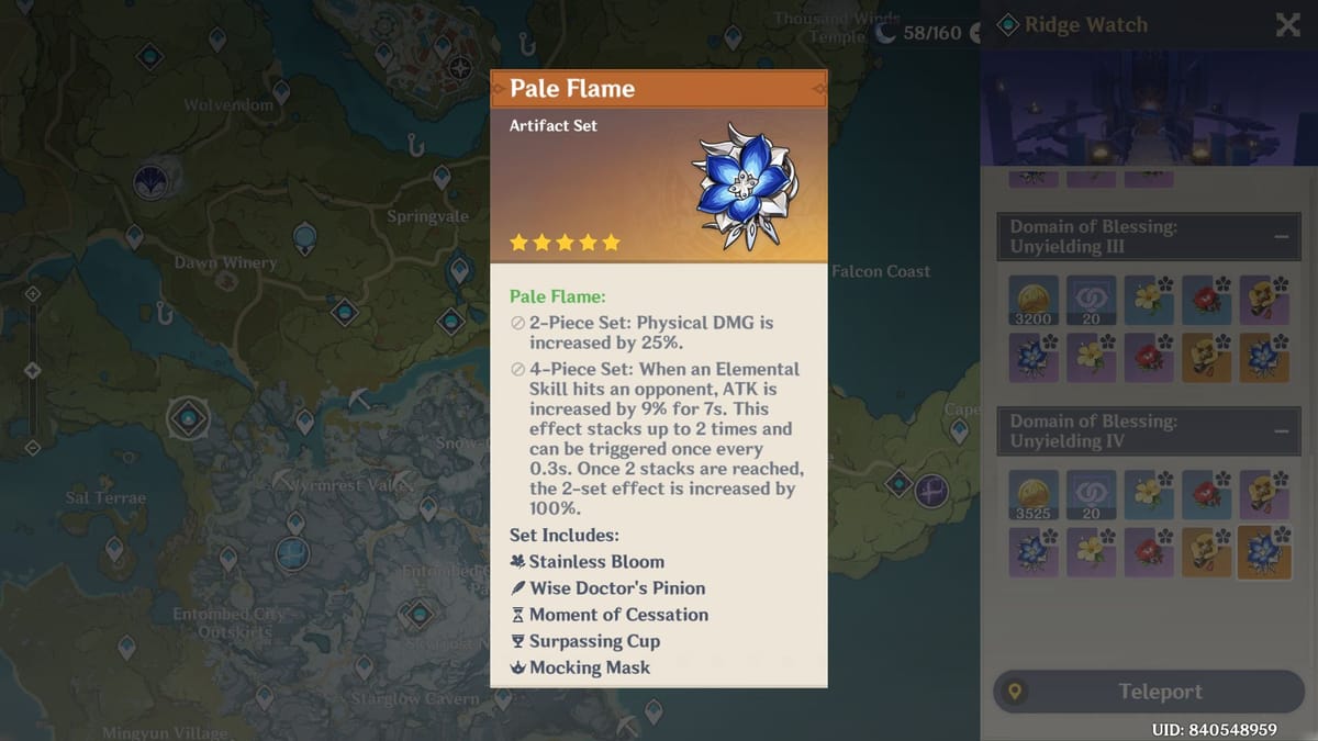 Genshin Impact Freminet build guide: Best stats, artifacts, weapons, and teams