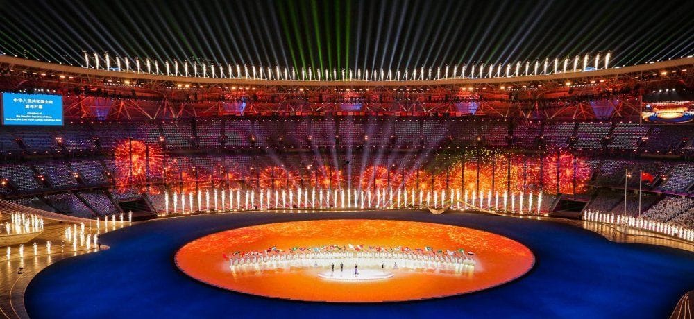 [In Pictures] The Asian Games opening ceremony gets underway in ...