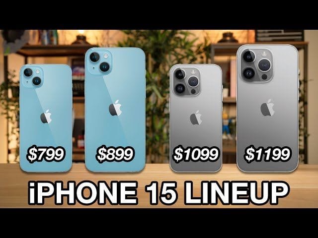 iPhone 15 expected lineup explored