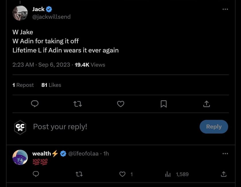 "You're supporting p*dos" - Jake Paul slams Adin Ross for wearing ...