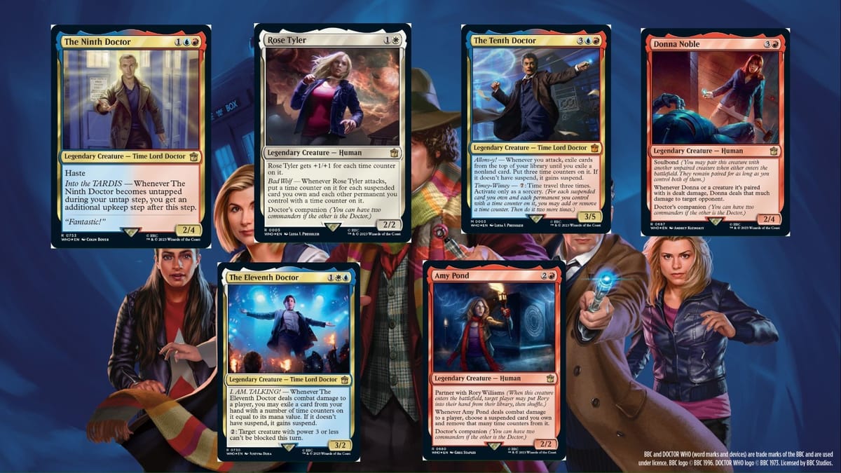 Doctor Who: Magic: The Gathering Doctor Who Commander deck guides ...