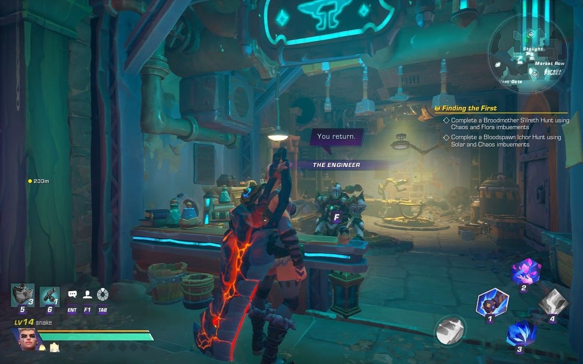 All Wayfinder Skylight NPC locations, functions, and crafting guide