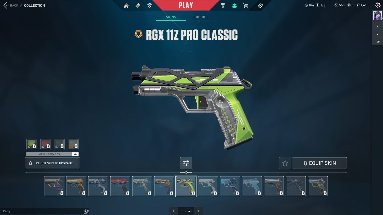 Valorant Classic tier list: All skins ranked from best to worst