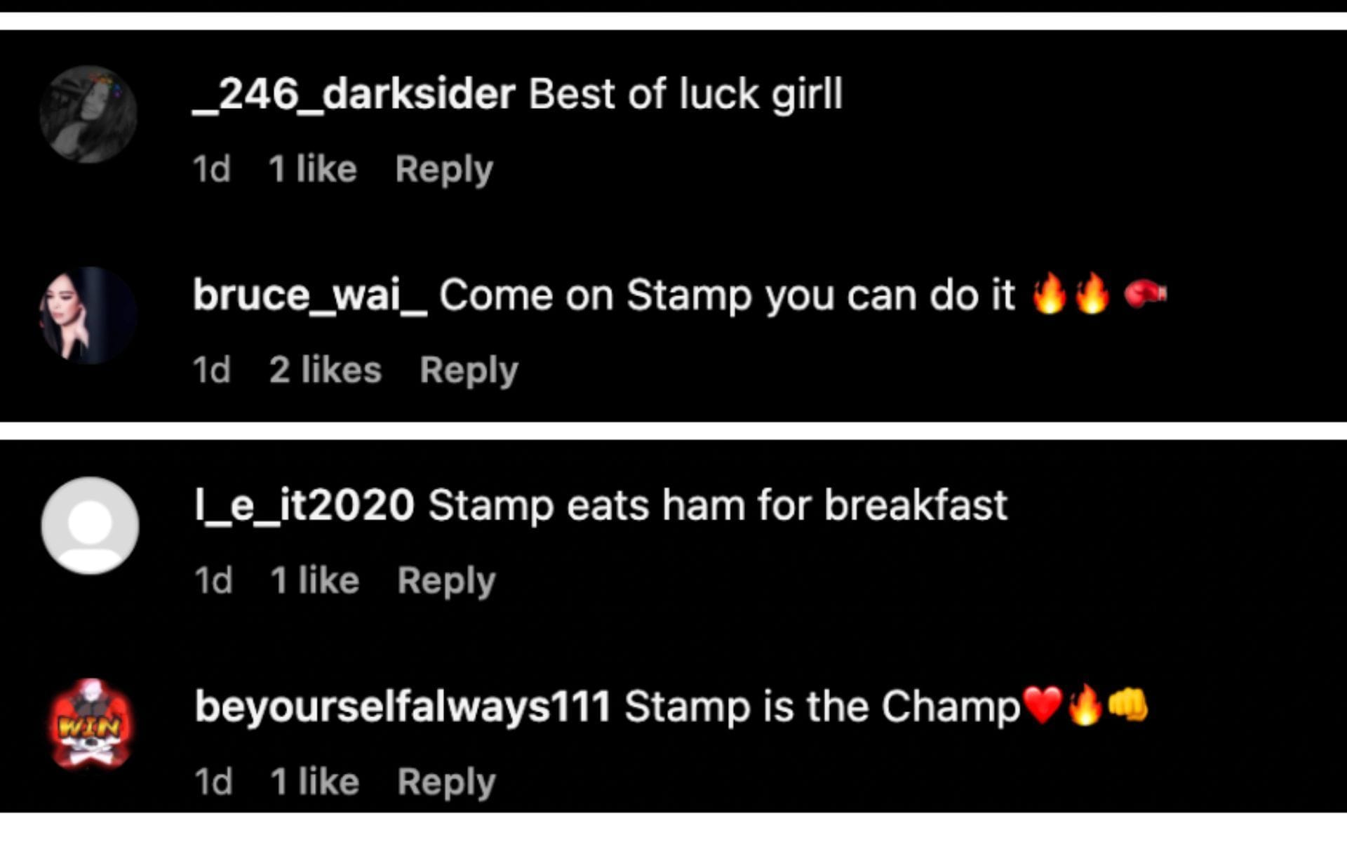 “Best of luck girl!” - Fans can’t wait for Stamp to make history ...