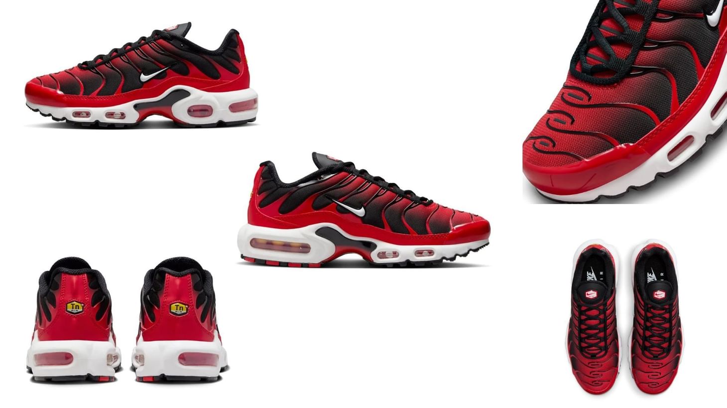 Nike: Nike Air Max Plus "Red Black White" shoes: Everything we know so far