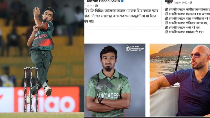Bangladesh's Tanzim Hasan Sakib receives heavy criticism for his ...