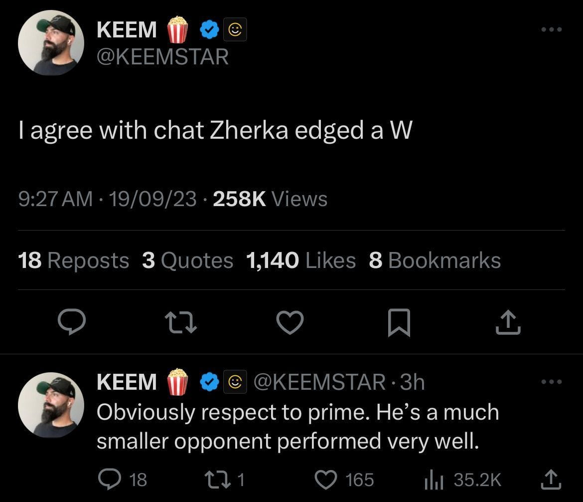 "Anybody with clear eyes can see Prime won 2-1" - Winner of boxing ...