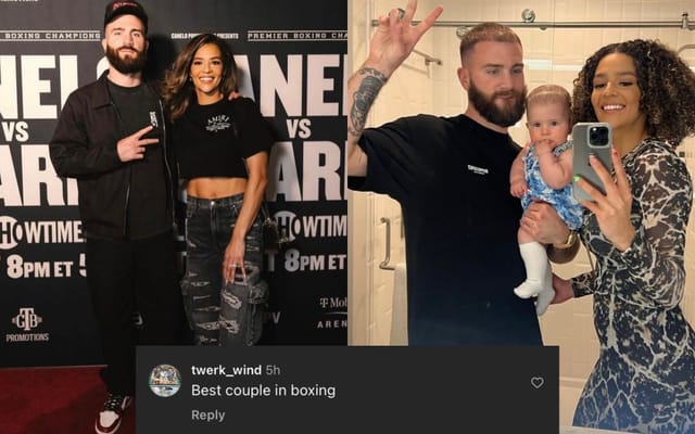 "Best couple in boxing" - Fans send love after Caleb Plant and wife ...