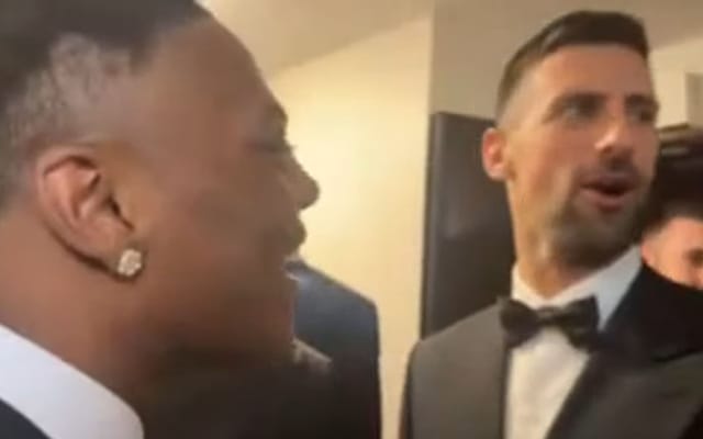 IShowSpeed gets trolled by tennis icon Novak Djokovic during IRL Ballon ...