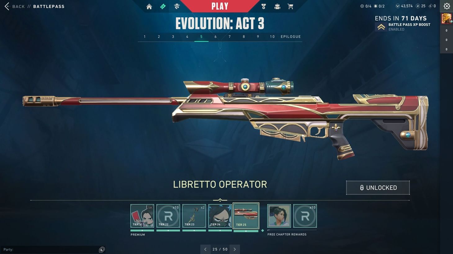 Valorant Episode 7 Act 3: All Battlepass tiers and rewards