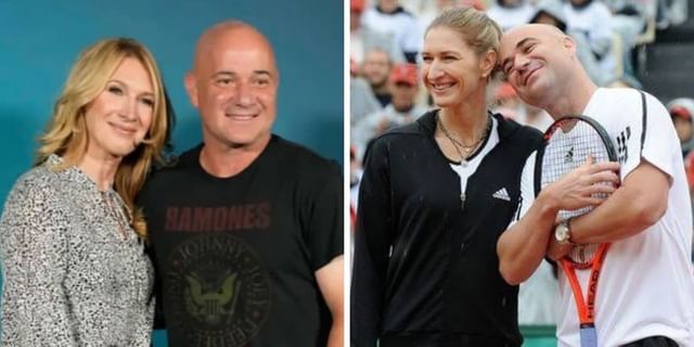 Andre Agassi, Steffi Graf, pickleball: Andre Agassi and wife Steffi ...