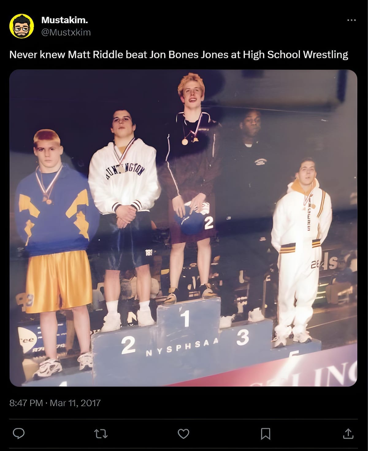 Jon Jones vs. Matt Riddle: Did Matt Riddle beat Jon Jones in wrestling ...