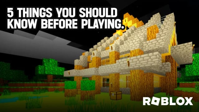 5 things you should know before playing Roblox CraftBlox