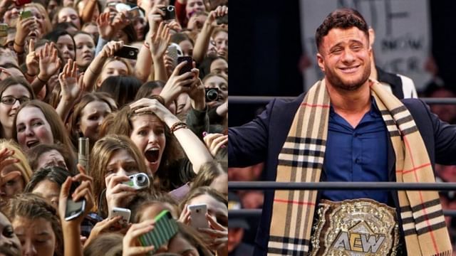 MJF's hilarious response to a female fan asking for an autograph on her ...