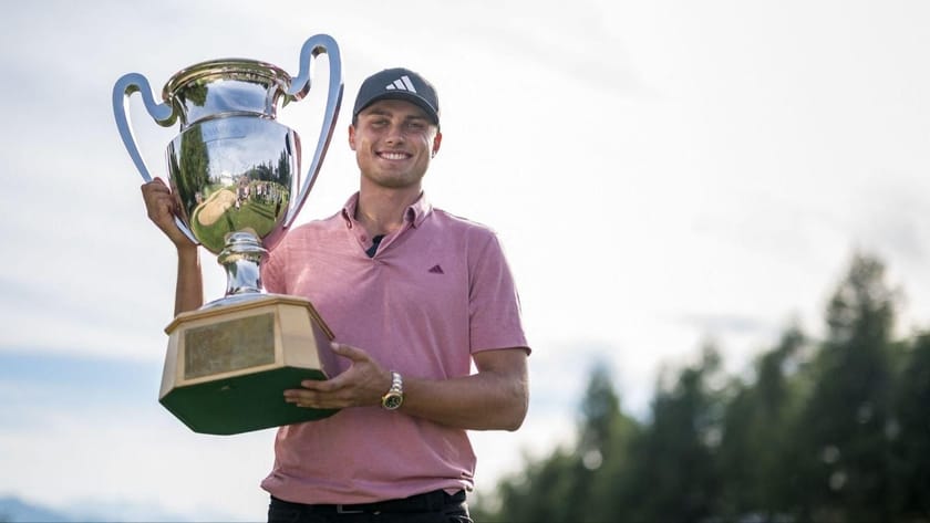 What's in Ludvig Åberg's bag?