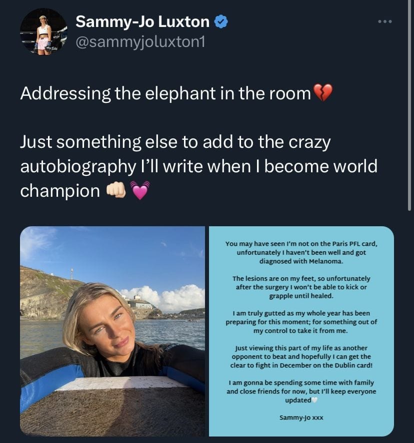 "Well I was gonna retire tomorrow but..." - Sammy-Jo Luxton fires back ...