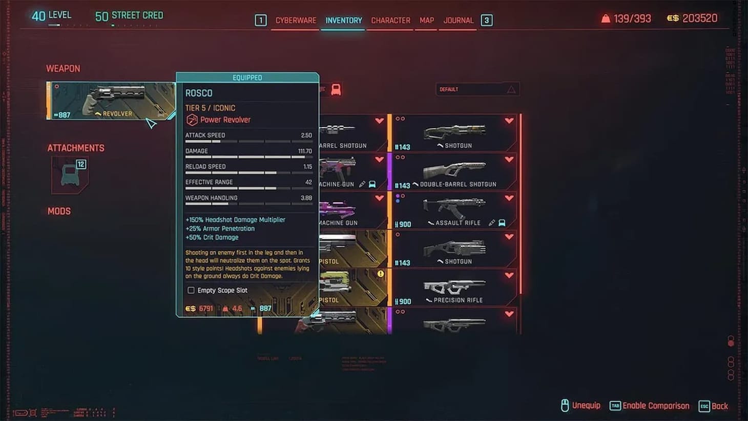 5 best Revolvers in Cyberpunk 2077 Phantom Liberty 2.0
