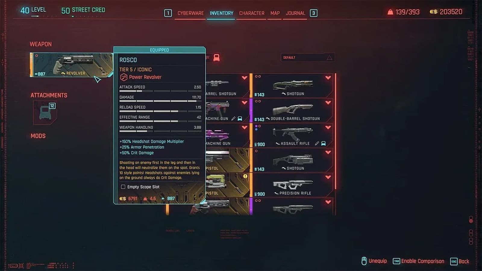 5 best Revolvers in Cyberpunk 2077 Phantom Liberty 2.0