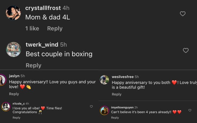 "Best couple in boxing" - Fans send love after Caleb Plant and wife ...