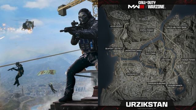 All new features in Warzone Urzikstan map: Horizontal zip line ...