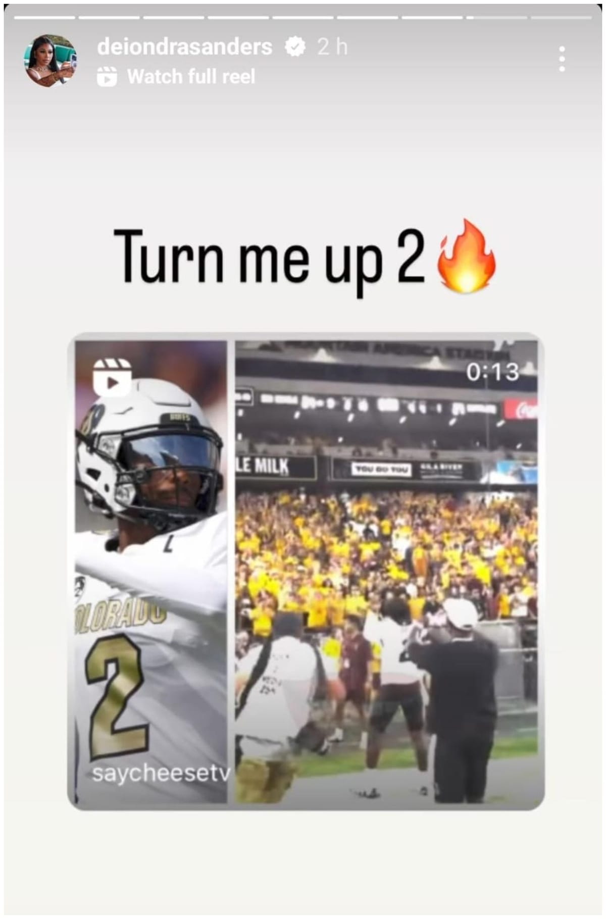 Coach Prime's daughter Deiondra Sanders reacts to Shedeur Sanders ...