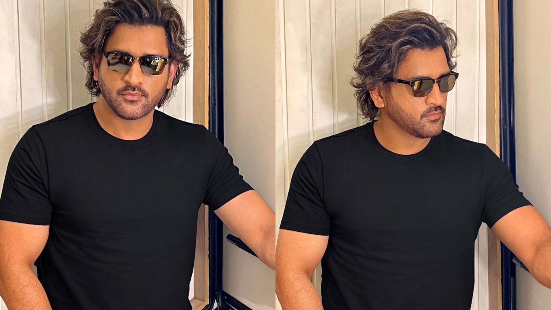 MS Dhoni sports brand new hairstyle with a shade of old to get the fans ...