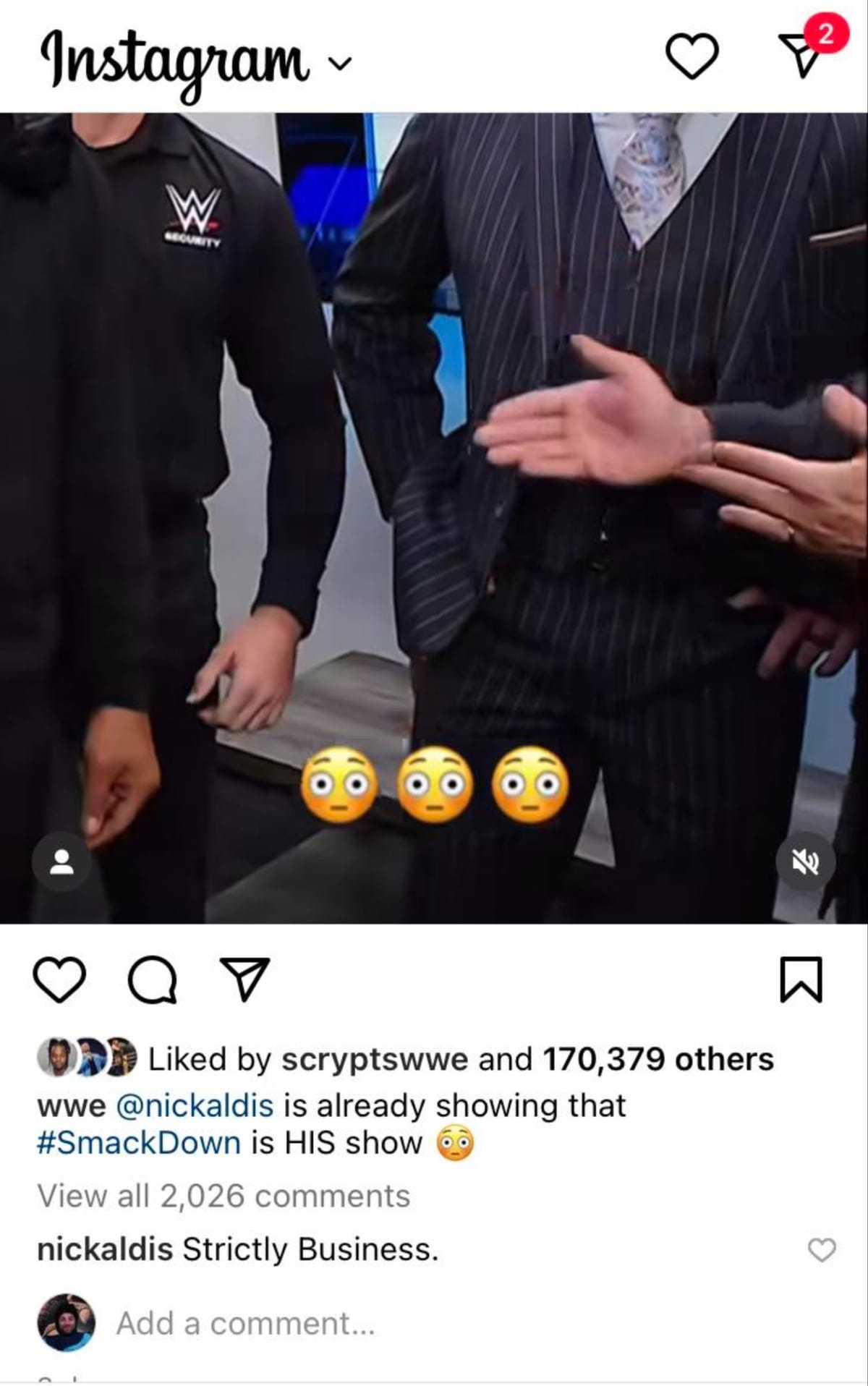 SmackDown General Manager shares two-word message after kicking Jey Uso ...