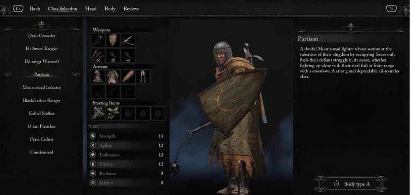 All starting classes in Lords of the Fallen explained