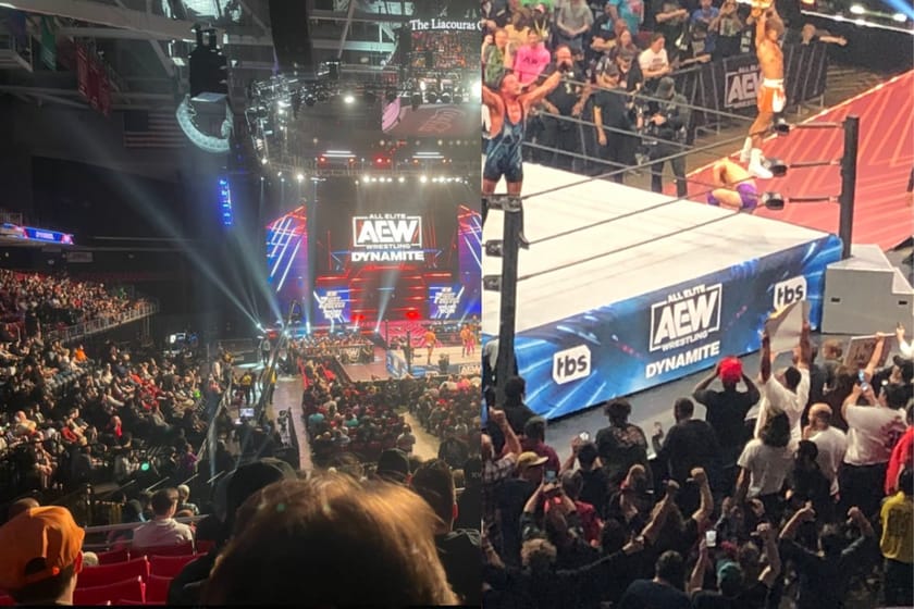 AEW is turning the tide as new photos of packed Dynamite conflicts ...