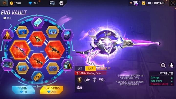 New Free Fire Evo Vault: Rewards, prices, end date and more