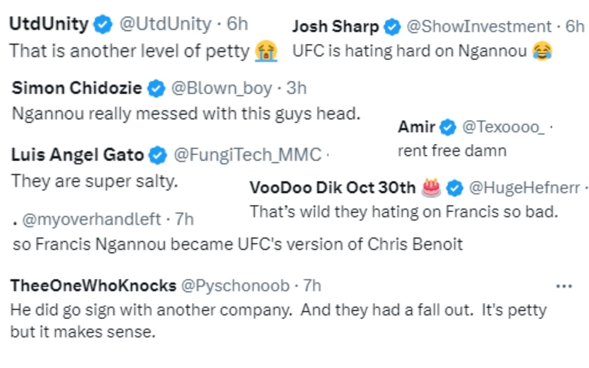 "They are super salty" - Fans react to UFC seemingly censoring Kamaru ...