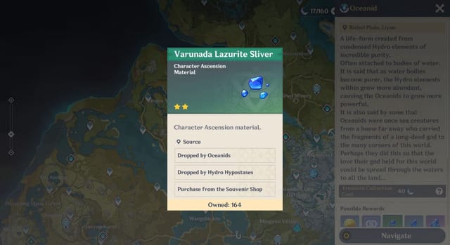 Genshin Impact Furina materials and farming locations
