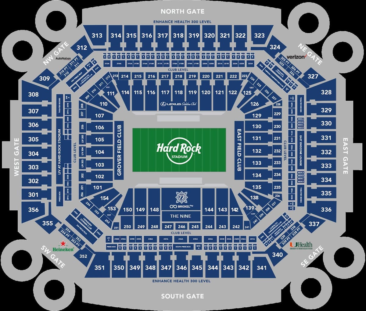 What is the capacity of Hard Rock Stadium?